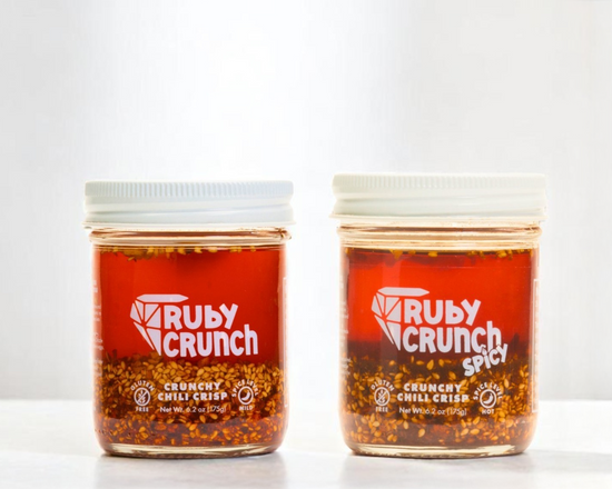 Ruby Crunch: Healthy Olive Oil Chili Crisp for Everyday Meals – 5 Lakes ...